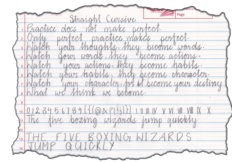 Types of Handwriting